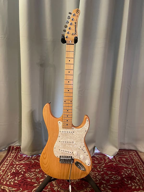Samick SSM-1PH Custom Pro Shop Strat - Natural Satin | Reverb