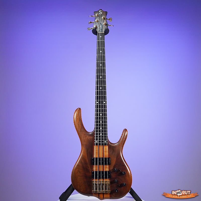 Ken Smith 2002 5TN 5 String Bass Black Tiger | Reverb
