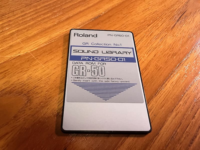 Roland GR50-01 Guitar Synth Memory Card 1990's - Silver | Reverb