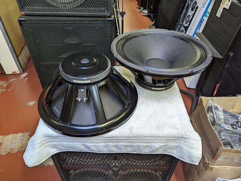 Pair 1999 Yamaha/Eminence 500 Watt 18" Woofers - Fresh | Reverb