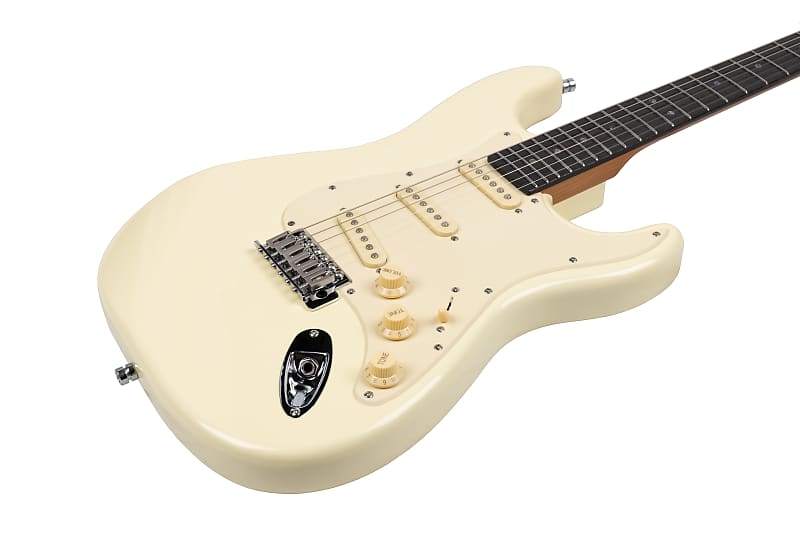 Henry's Electric Guitar - Snake Rattle ST-1C 3S White - Strat | Reverb