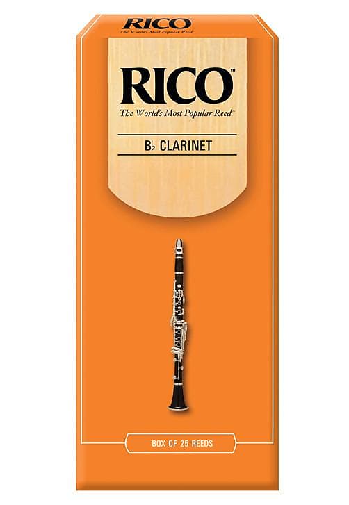 Rico RCA2525 Bb Clarinet Reeds - Strength 2.5 (25-Pack) | Reverb