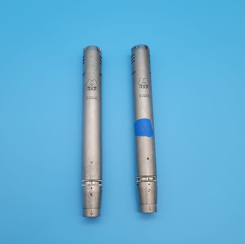 Vintage 1970s AKG D224E Pair *Please Read* - AKG D224 Pair | Reverb