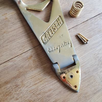 Gretsch Bigsby B6 from Chet Atkins 6120 || 1960s Gold Tremolo | Reverb