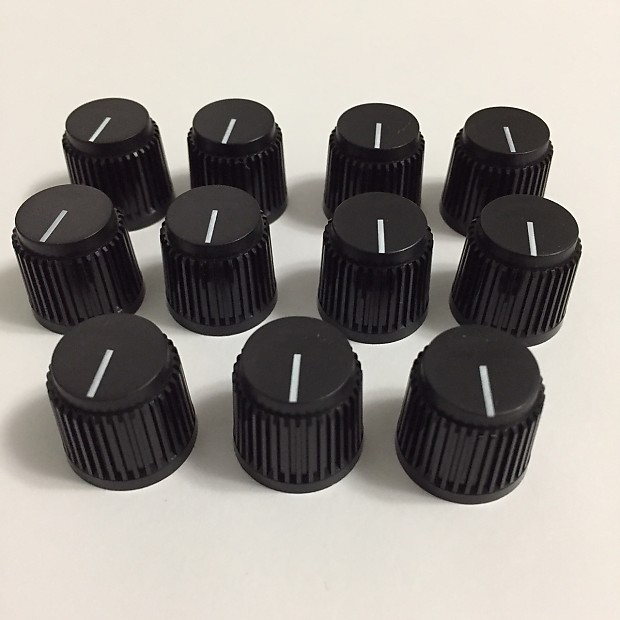 Ampeg Classic D Shaft Amplifier Knobs Black On 11 pcs | Reverb