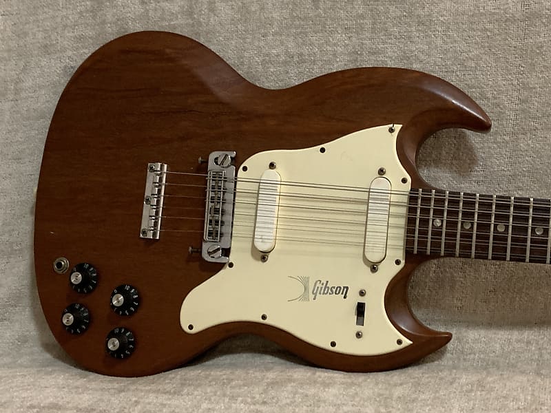 Vintage 1967-1968 Gibson Melody Maker 12 String Natural | Reverb