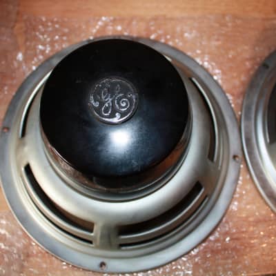 1940's General Electric 10" Speaker Pair, Original 8 Ohm | Reverb