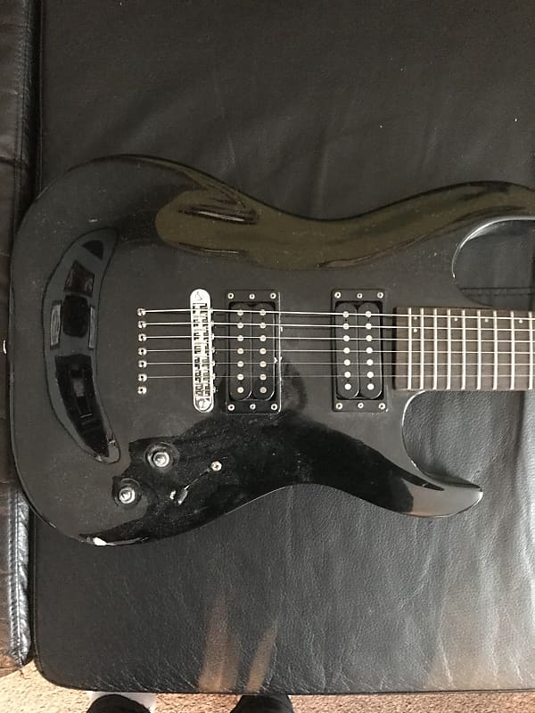 Washburn 7 string X37 Gloss black | Reverb