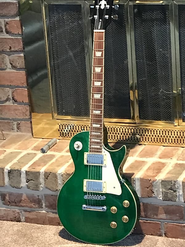 IYV ILS-300 Emerald Green LP Single-Cutaway Electric Guitar | Reverb