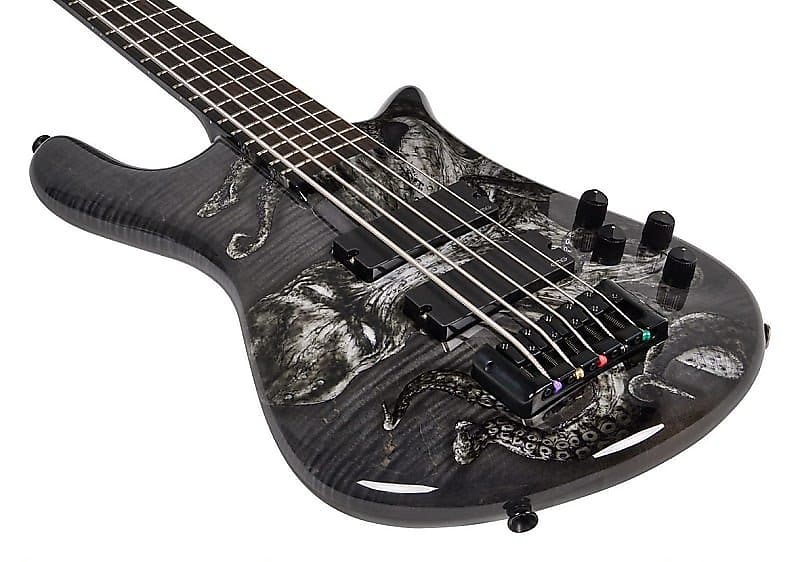 Spector Euro 5LE "Squid" 5-String, Black Stain Gloss w/ Ebony | Reverb