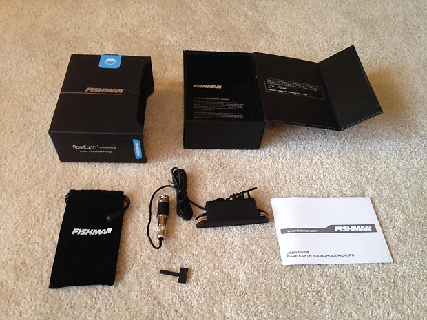 Fishman Rare Earth Humbucking Soundhole Pickup Active | Reverb