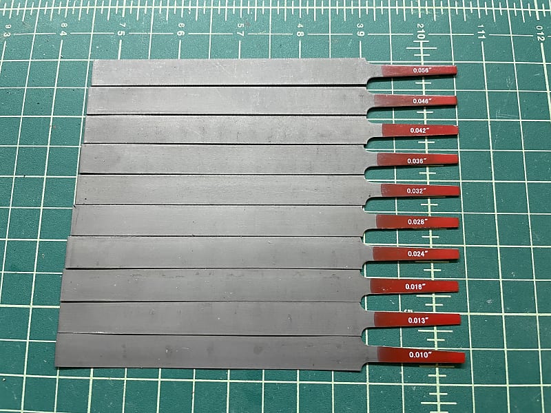 Hosco Nut Slotting Files Set of 10 | Reverb