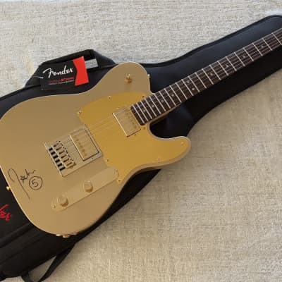 2019 Squier John 5 SIGNED Signature J5 Telecaster Frost Gold | Reverb