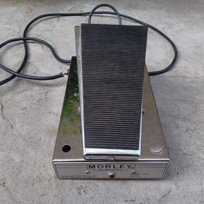 Vintage 80s US made Tel-Ray MORLEY XVO Silver Volume Pedal | Reverb
