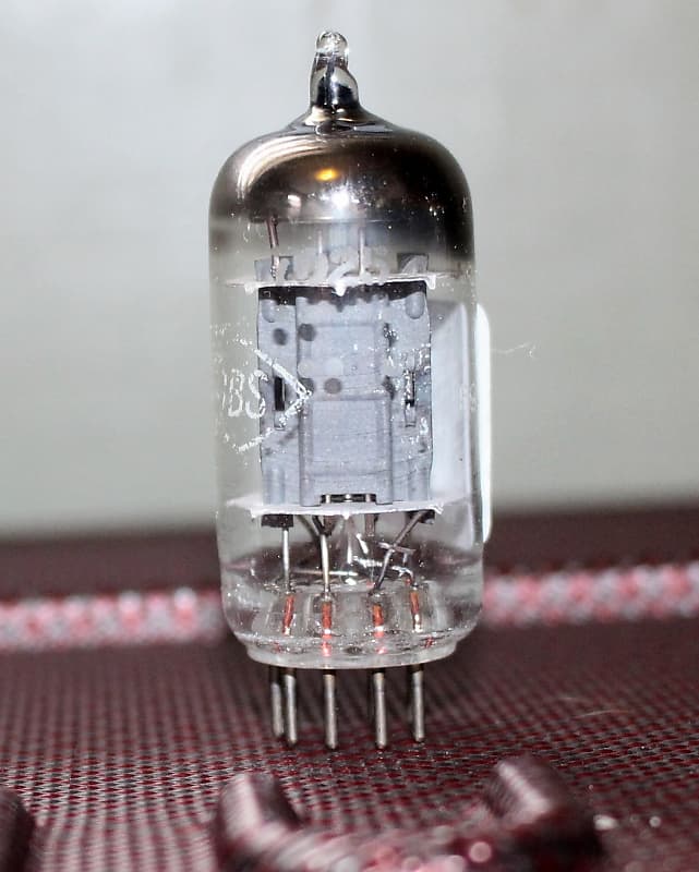 CBS HYTRON 7025 12AX7 ECC83 LONG PLATE FAT D GETTER PERFECT | Reverb