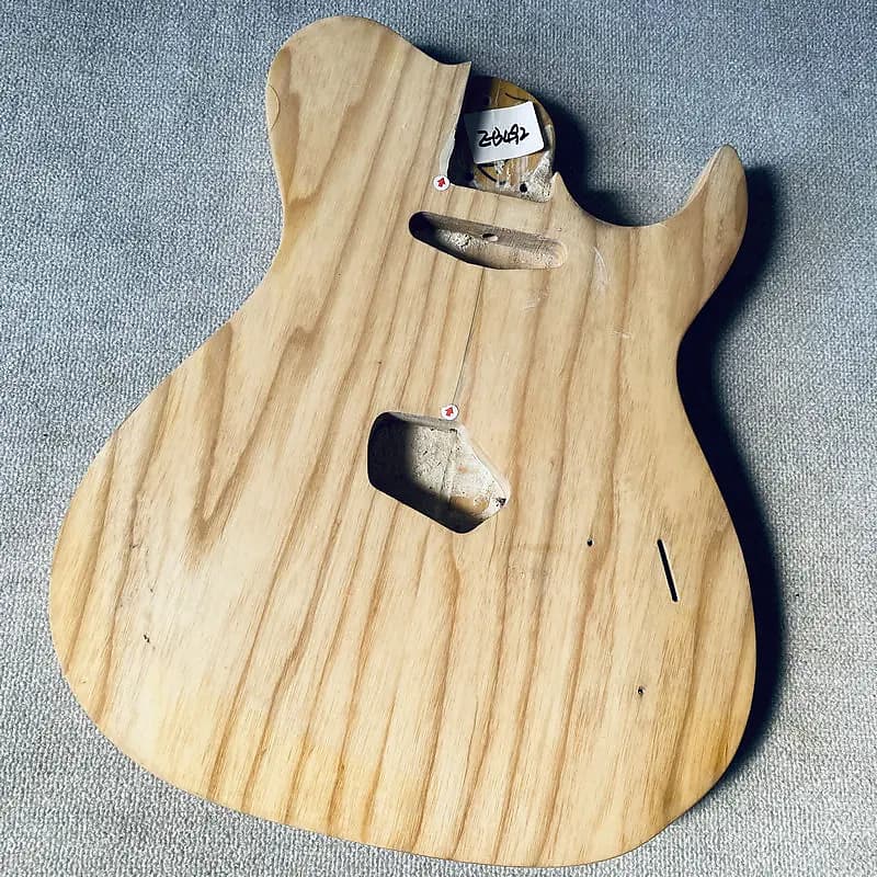 Solid Ash Telecaster Tele Style Guitar DIY Project Body | Reverb