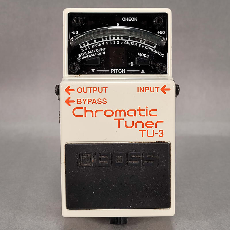 Boss Chromatic Tuner TU-3 White | Reverb