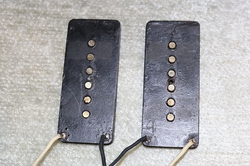 Vintage Original 1961 1962 Fender Jazzmaster Pickups - Pre | Reverb