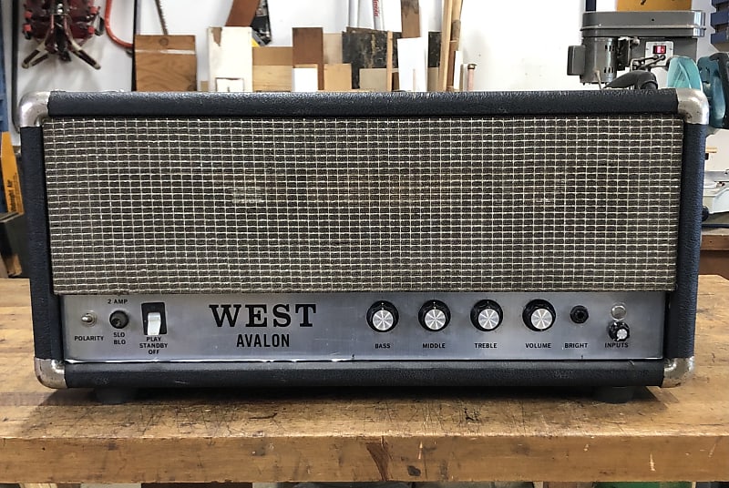 Vintage 1971 West Avalon amplifier head | Reverb
