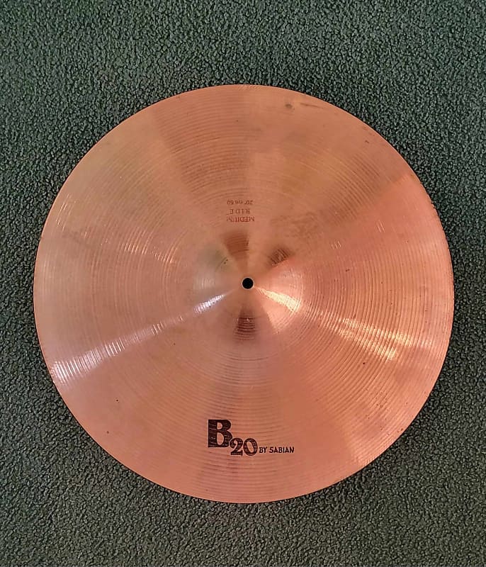 Sabian B20 20" Medium Ride Cymbal | Reverb