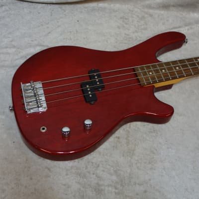 Samick FB-15 bass guitar in red finish | Reverb
