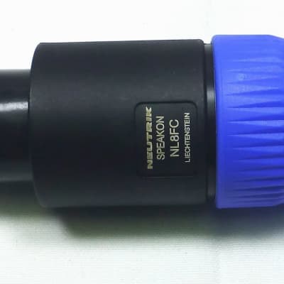 (2) Two Original NEUTRIK NL8FC Female 8 Pole SpeakON Cable | Reverb