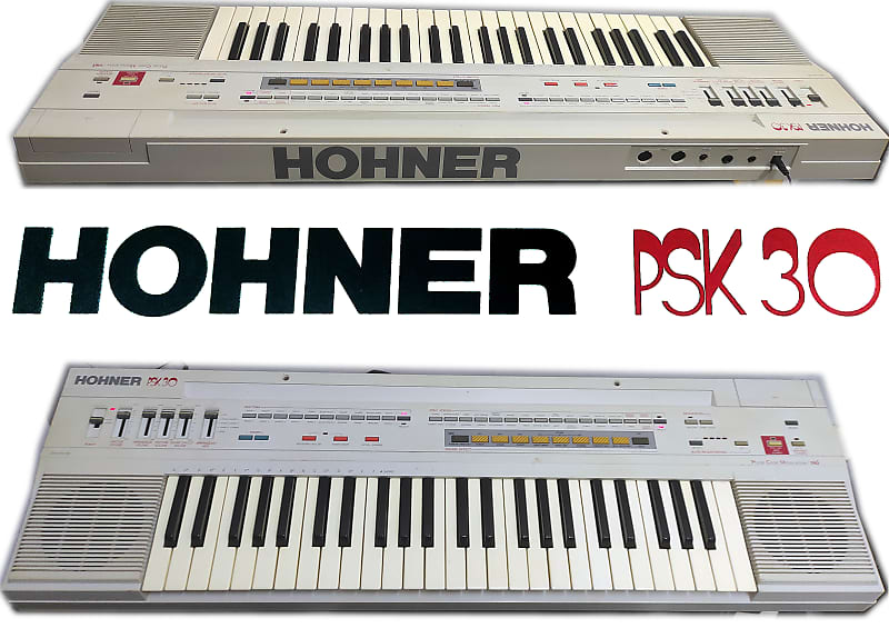 HOHNER PSK 30, year 90s, WHITE CASIO for Germany market | Reverb