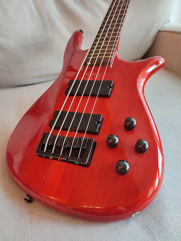 5 Strings Bass Red Spector NS-95 (Korea-1995) - | Reverb Australia