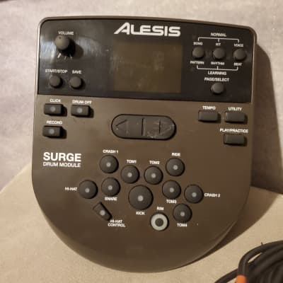 Alesis Surge Drum Module w/Wire Harness, Manual, Adapter, | Reverb