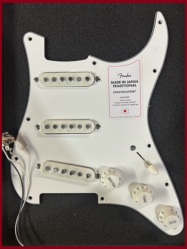 Fender Stratocaster Loaded Pickguard MIJ | Reverb