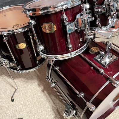 Premier Signia Drum Set in Cherrywood Lacquer. Maple Shells | Reverb