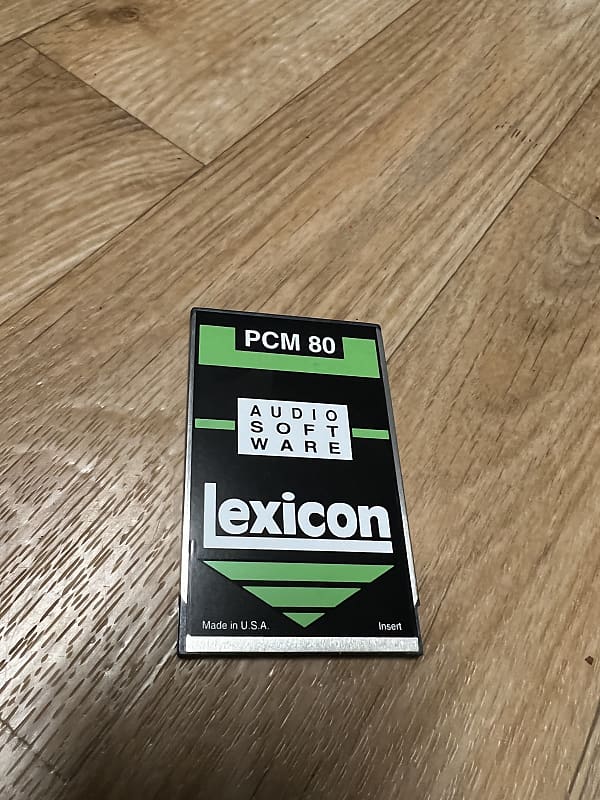 Lexicon PCM 80 FX expansion card presets Scott Martin Gershin | Reverb