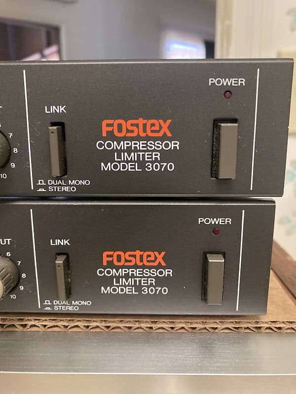 FOSTEX Compressor Limiter 3070 1980s Grey epoxy | Reverb