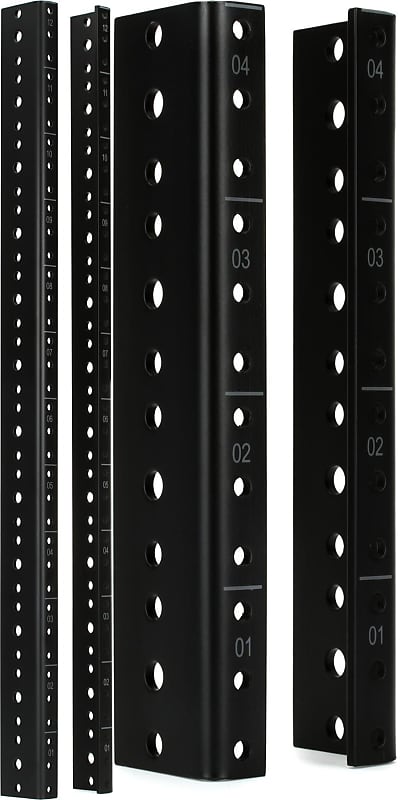 Gator GRW-RACKRAIL-12U Rack Rails - 12U Pair Bundle with | Reverb