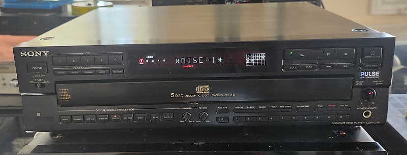 Sony Vintage Sony CDP-C715 Multiplay Compact Disc Player | Reverb