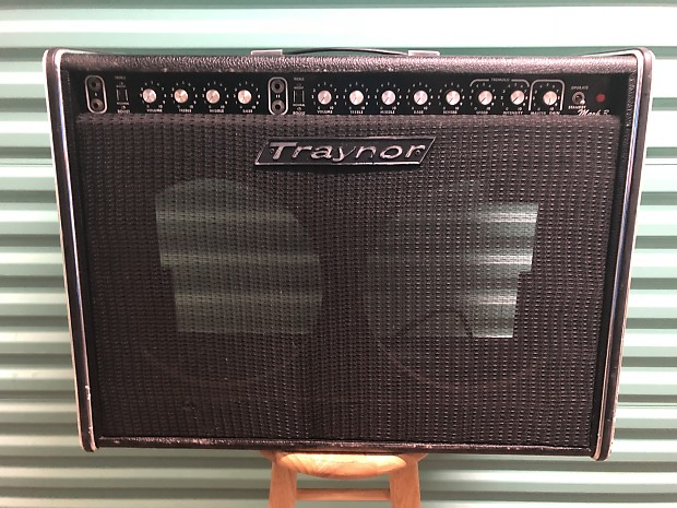 Traynor YGL-3 Mark III 1974 Black 100-watt 2x12 Vintage Tube | Reverb