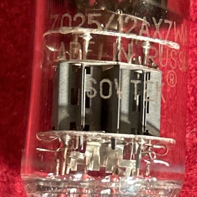 Sovtek Set 12AX7WA Preamp Vacuum Tubes 1970s - Clear Glass | Reverb