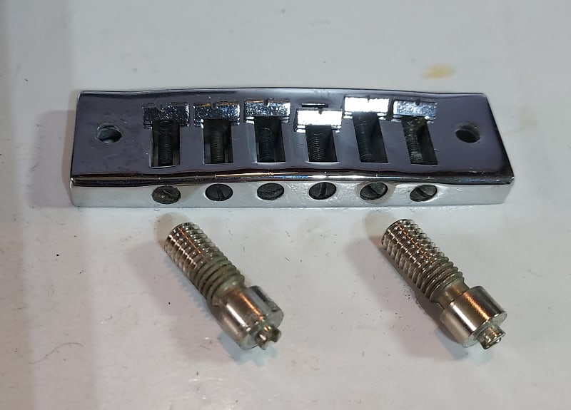 Original Gibson Schaller Harmonica Bridge 1970-1979 Chrome | Reverb