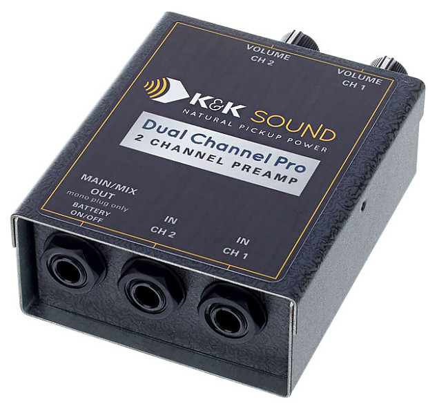 K&K Sound Dual Channel Pro ST Stereo Guitar Preamp/EQ | Reverb