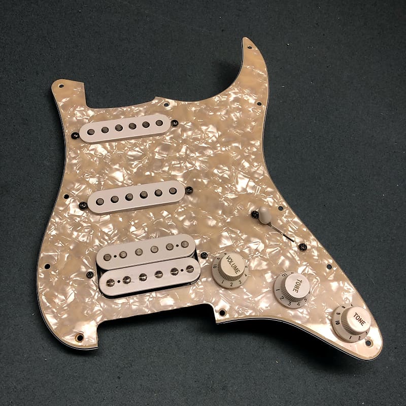 Fender Standard Strat HSS Pre-Wired Pickguard MIM | Reverb