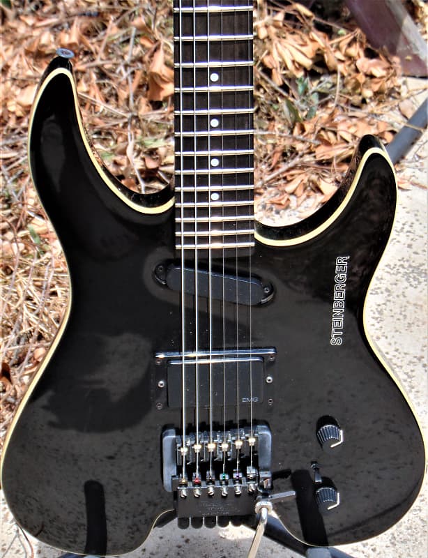 Steinberger GM5T 1987 Newburgh USA Black w/Transtrem System | Reverb