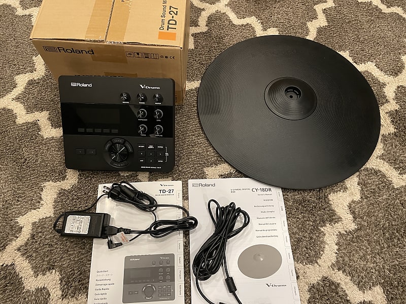 Roland TD-27 v2 V-Drum Module + CY-18DR Digital Ride Upgrade | Reverb