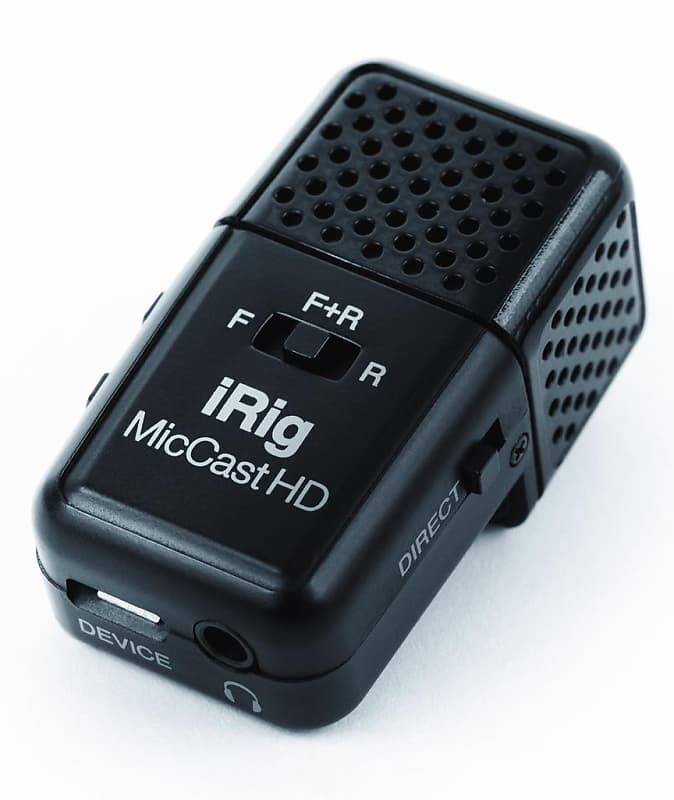 IK Multimedia iRig Mic Cast HD Podcasting Dual-Sided Digital | Reverb