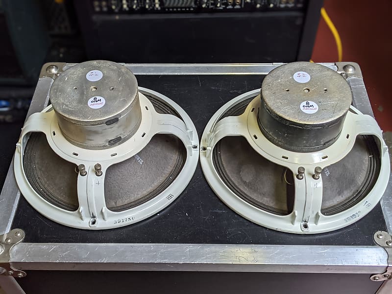Matched Pair! 1960s Altec Lansing 8 Ohm Alnico Magnet 417B | Reverb