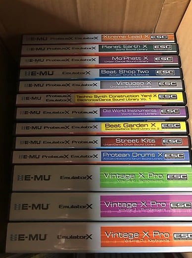 E-MU Systems Emulator-X Sample Bank DVD Full Collection | Reverb