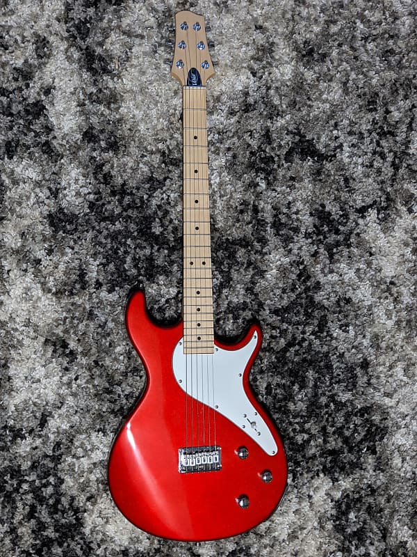 Line 6 Variax 500 Candy Apple Red w/ stainless fret Warmoth | Reverb