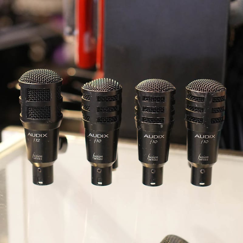Audix 4 Piece Fusion Series F12/F10 Dynamic Drum Mic Pack - | Reverb