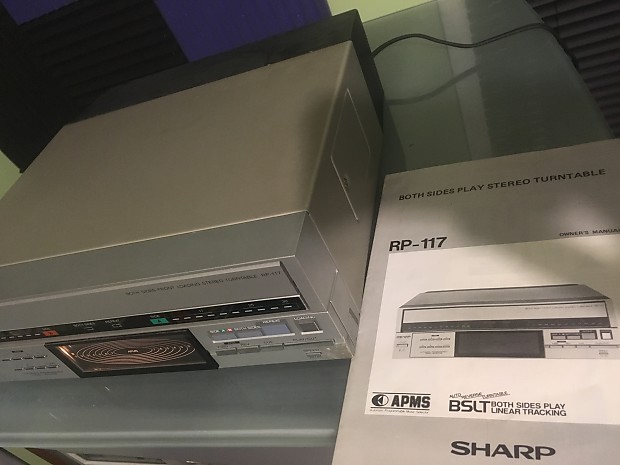 Sharp RP 117 plays both sides turntable / record | Reverb Australia