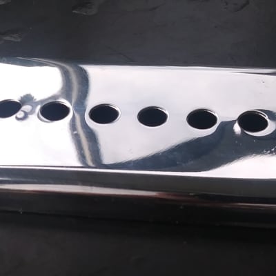 Gibson P90 Neck Pickup Cover 1960s - Chrome | Reverb