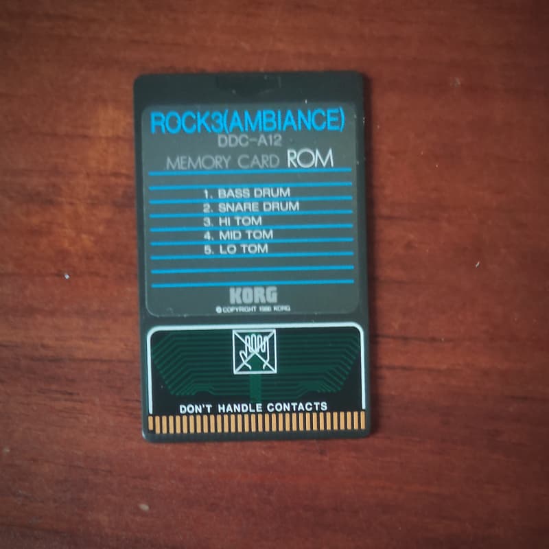 ROCK3 (AMBIANCE) DDC-A12 Rom Card for DDD1, DDD5 late 80s | Reverb